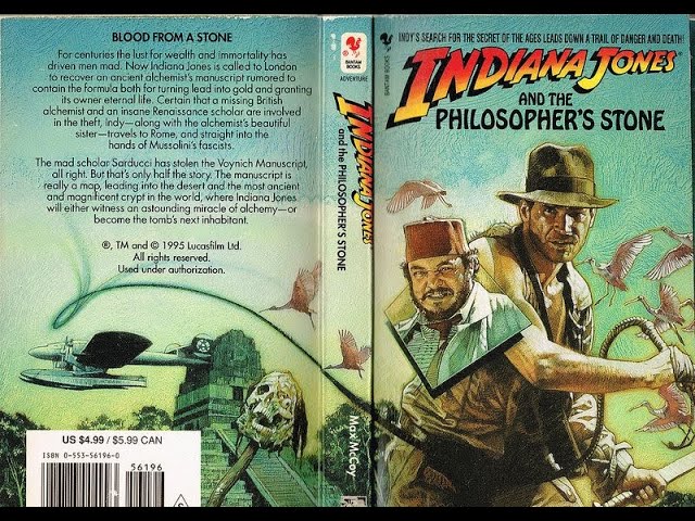 "Indiana Jones and the Philosopher's Stone" by Max McCoy Review ...